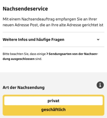 Nachsendeauftrag Formular Deutsche Post - Online beantragen
